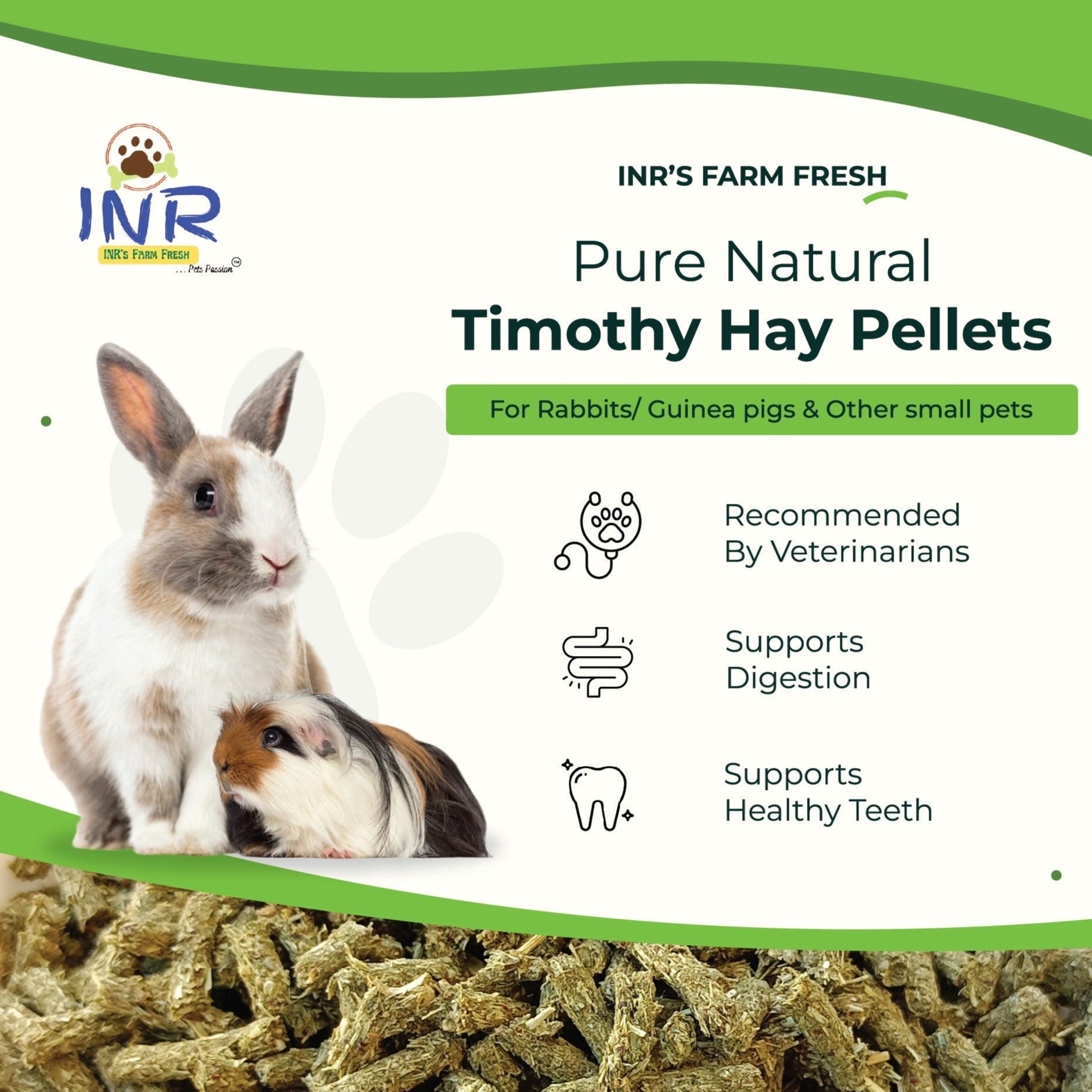 Pure & Natural Timothy Hay Pellets for Guinea Pigs – My Aquarium Store